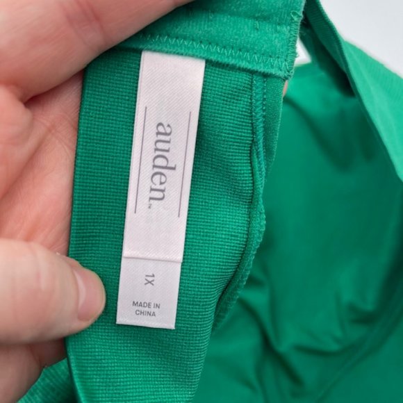 Auden | Intimates & Sleepwear | Auden Womens Plus Green Ribbed Lightly ...